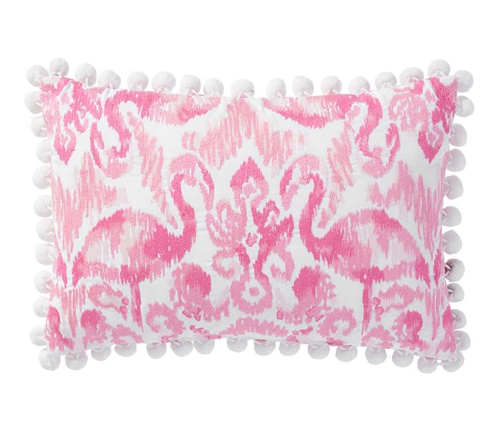 Lilly Pulitzer Reversible Beach Bathers Ikat Lumbar Throw Pillow