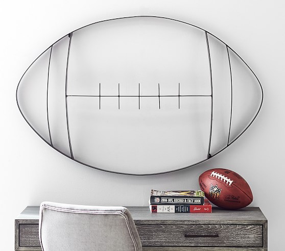 Metal Football Art | Kids Wall Decor | Pottery Barn Kids