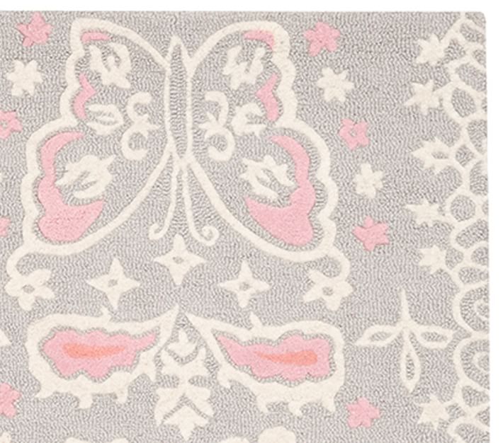 Caitlin Butterfly Paisley | Patterned Rugs | Pottery Barn Kids