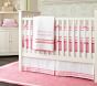 Bright Pink Mini Dot Crib Sheets | Pottery Barn Kids