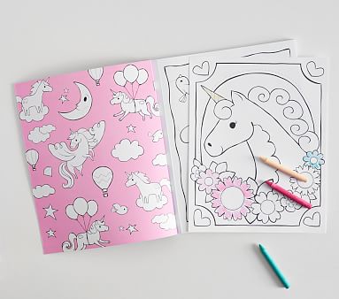Enchanting Unicorns Coloring Book | Kids Books | Pottery Barn Kids