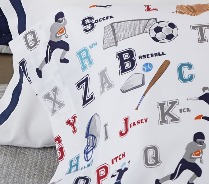 Liam Sports Kids' Sheet Set | Pottery Barn Kids