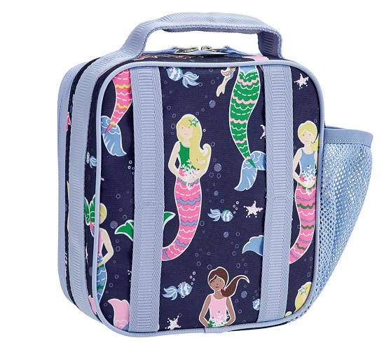 Navy Mermaid Kids Lunch Box | Pottery Barn Kids