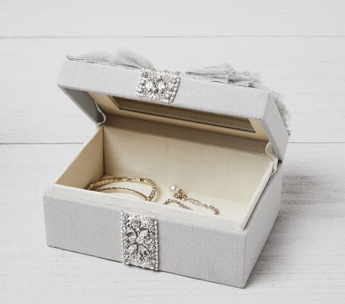 Monique Lhuillier Ruffled Kids Jewelry Box Collection | Pottery Barn Kids