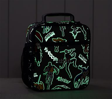 Glow-in-the-Dark Justice League™ Kids Lunch Box | Pottery Barn Kids