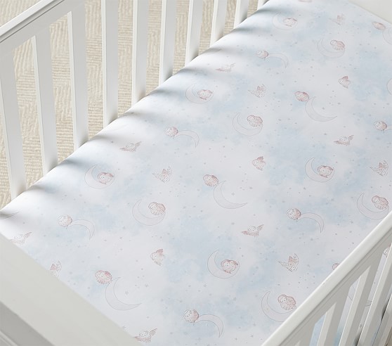 Organic Stella Crib Sheets | Pottery Barn Kids
