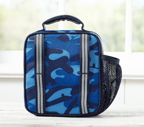 Navy Soccer Kids Lunch Box | Pottery Barn Kids