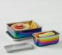 Spencer Stainless Metallic Rainbow Food Containers | Food Storage ...