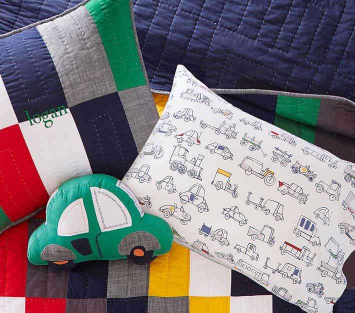 Logan Transportation Kids' Sheet Set | Pottery Barn Kids