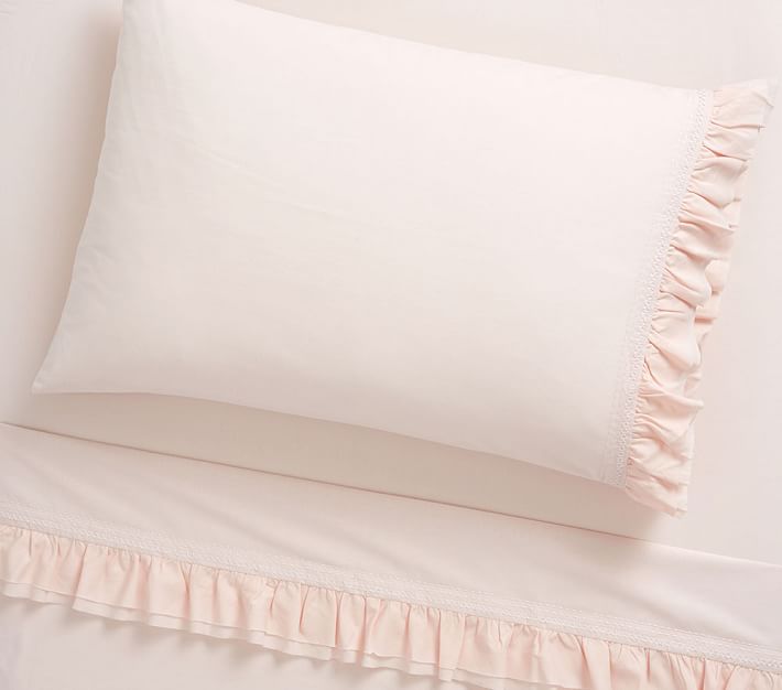 Sadie Ruffle Kids' Sheet Set | Pottery Barn Kids