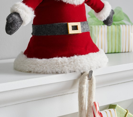 Velvet Santa Stocking Holder | Pottery Barn Kids