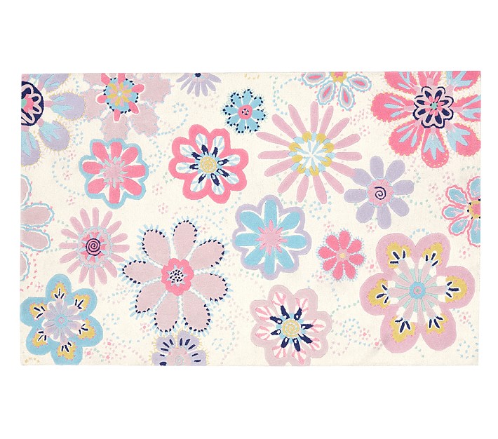 Dottie Floral Rug | Patterned Rugs | Pottery Barn Kids
