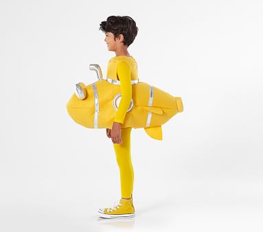 3D Yellow Submarine Kids Halloween Costume | Pottery Barn Kids