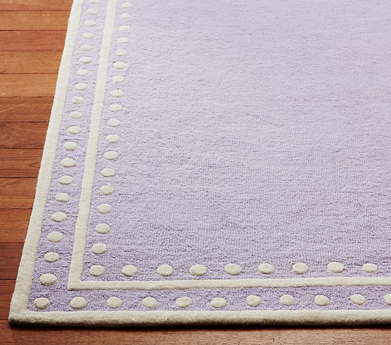 Lavender Libby Rug | Solid Color Rug | Pottery Barn Kids
