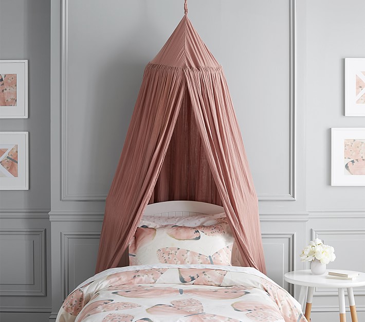Muslin Bed Canopy | Pottery Barn Kids