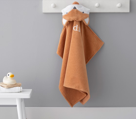 Fox Baby Hooded Towel | Pottery Barn Kids