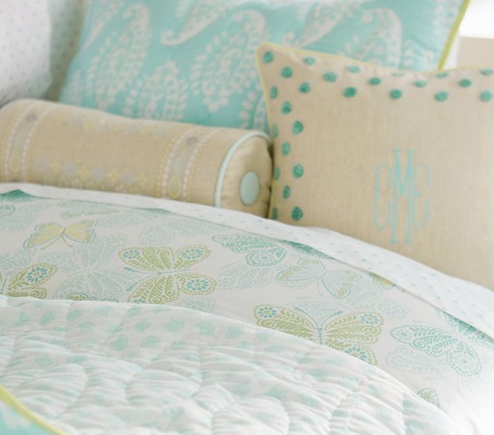 Ava Butterfly Kids' Duvet Cover | Pottery Barn Kids