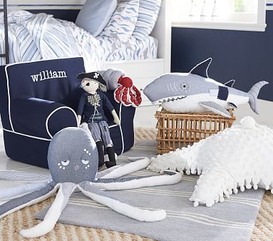 Plush Nautical Octopus | Kids Stuffed Animal | Pottery Barn Kids