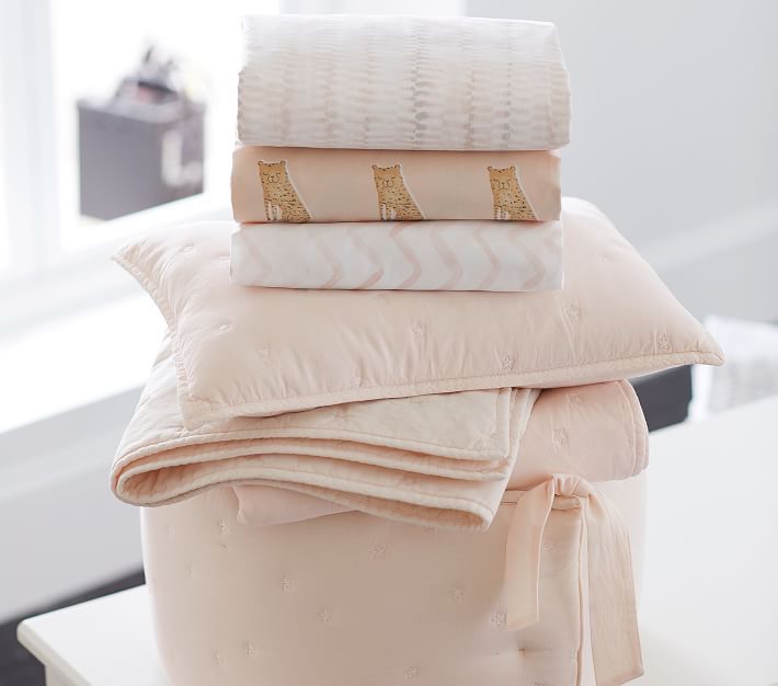 Brushstroke Crib Sheets | Pottery Barn Kids