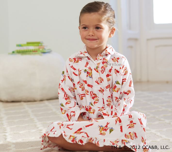 The Elf on the Shelf® Knit Girls' Nightgown | Pottery Barn Kids