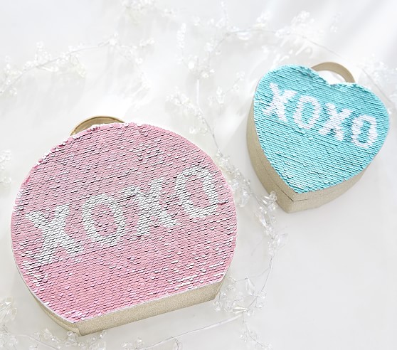 Pink Magic Sequin Kids Jewelry Box | Pottery Barn Kids