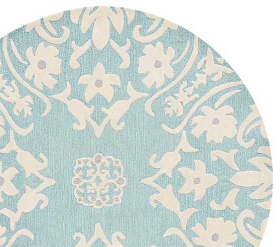 Karina Round Rug | Patterned Rugs | Pottery Barn Kids