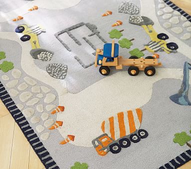Construction Rug | Patterned Rugs | Pottery Barn Kids