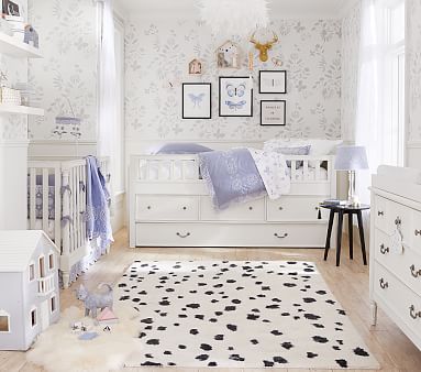 Puppy Dot Girls Rug | Patterned Rugs | Pottery Barn Kids
