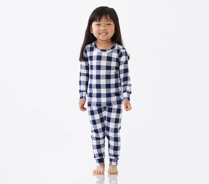Silky TENCEL™ Check Pajama Set | Pottery Barn Kids