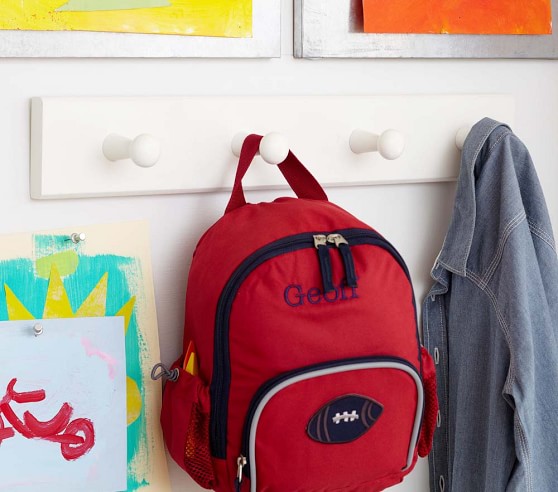 Hayden Simply White Peg Rack | Pottery Barn Kids