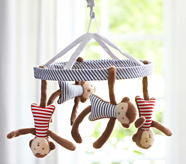 Swinging Monkey Baby Mobile | Pottery Barn Kids