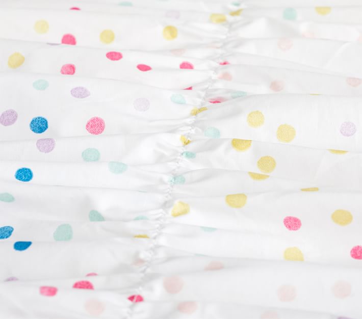 Organic Nadia Dot Kids Duvet Cover | Pottery Barn Kids