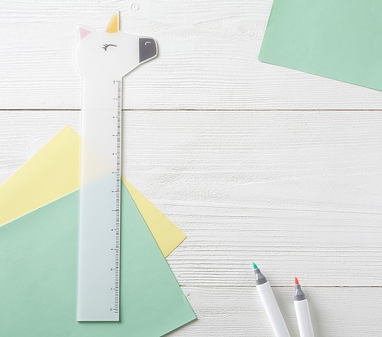 Unicorn Shaped Ruler | Kids Room Decor | Pottery Barn Kids