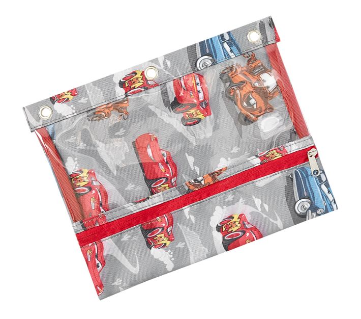 Mackenzie Gray Red Disney•Pixar Cars Kids Binder Pencil Case | Pottery ...