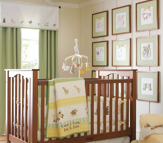 Cottontail Friends Kids Window Valance | Pottery Barn Kids