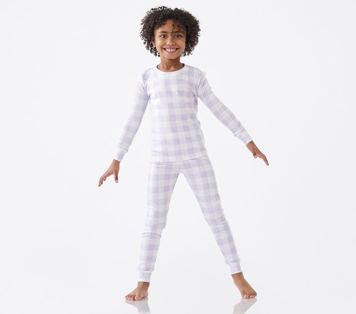 Silky TENCEL™ Check Pajama Set | Pottery Barn Kids