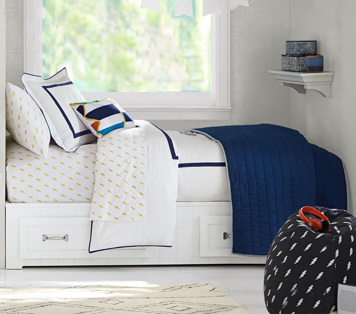 Lightning Bolt Kids' Sheet Set | Pottery Barn Kids