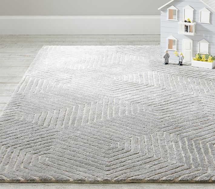 Maze Rug | Solid Color Rugs | Pottery Barn Kids