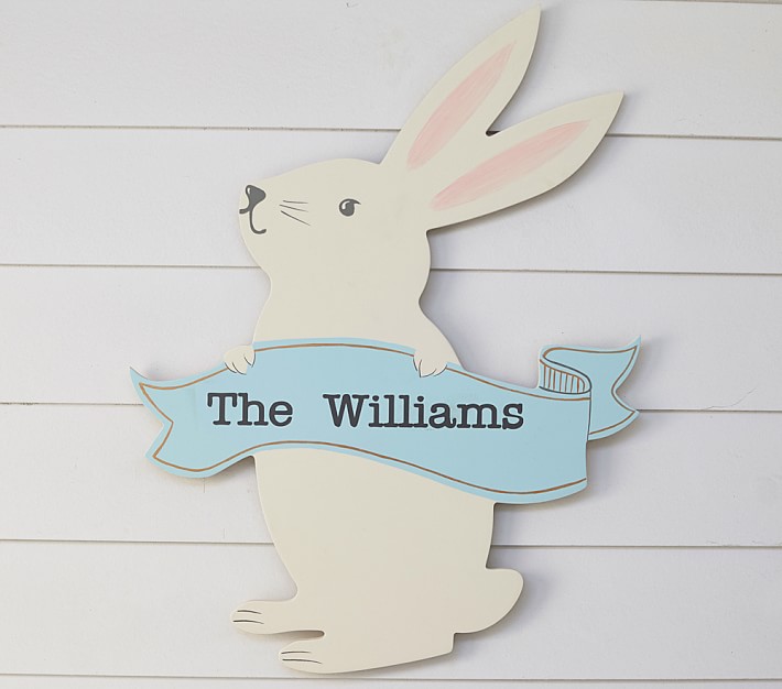 Personalized Easter Sign | Easter Decorations | Pottery Barn Kids