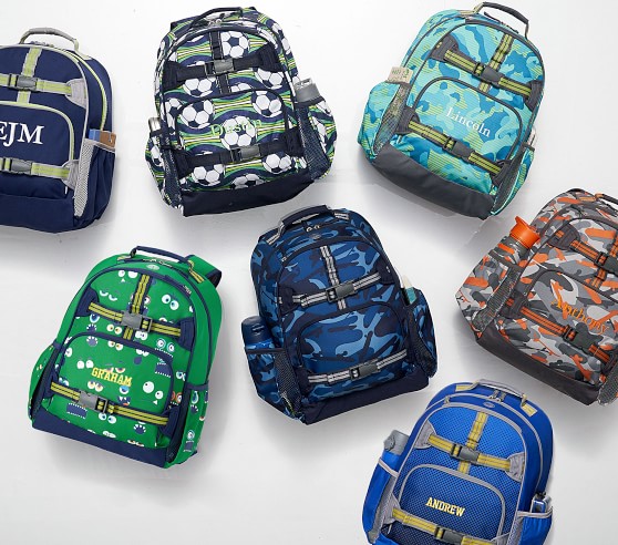 Mackenzie Glow-in-the-Dark Monster Eyes Kids Backpacks | Pottery Barn Kids