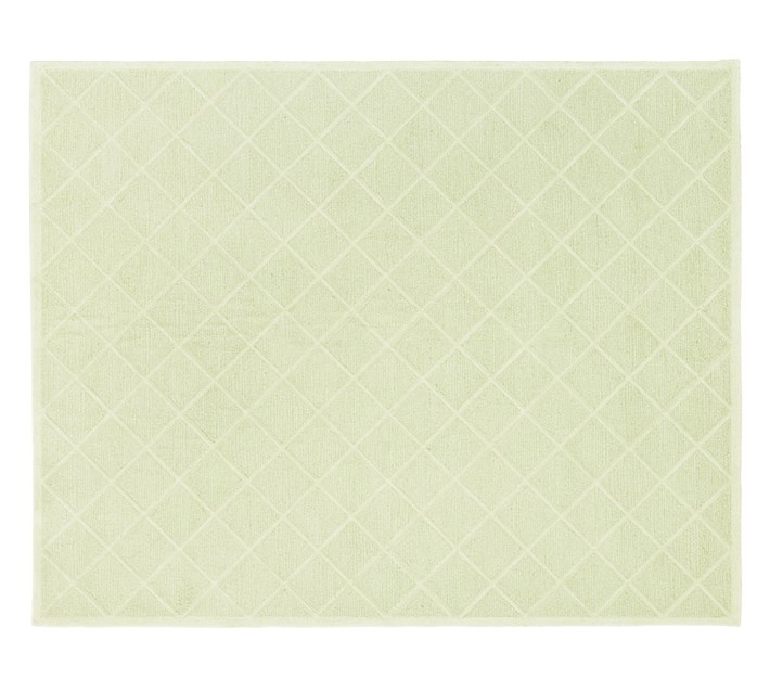 Lux Trellis Rug - Green | Patterned Rugs | Pottery Barn Kids