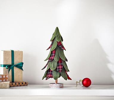 Plaid Tree Decor | Christmas Decorations | Pottery Barn Kids