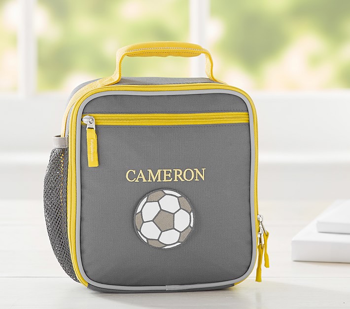 Fairfax Solid Gray Kids Lunch Box | Pottery Barn Kids