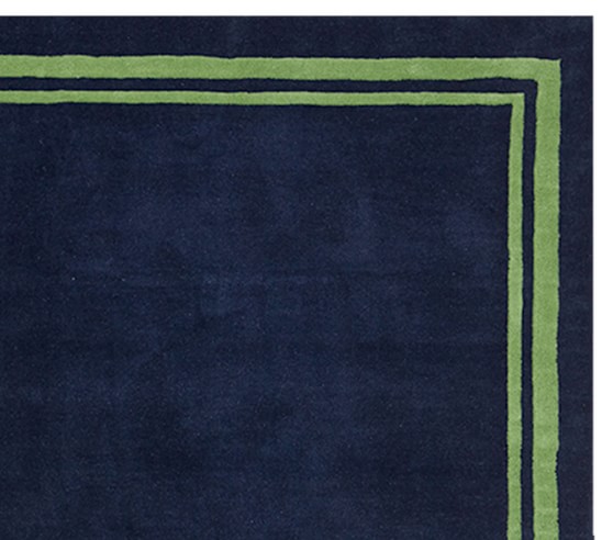 Navy & Green Harper Rug | Solid Color Rug | Pottery Barn Kids