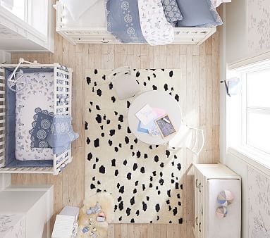 Puppy Dot Girls Rug | Patterned Rugs | Pottery Barn Kids
