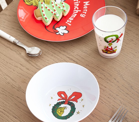 Dr. Seuss's The Grinch™ Bowls | Pottery Barn Kids
