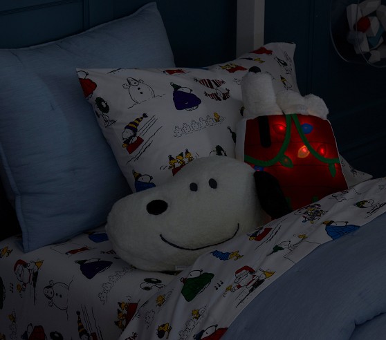 Peanuts® Snoopy® House Light-Up Pillow | Pottery Barn Kids