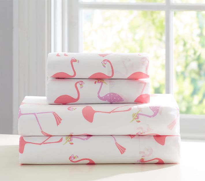 Coco Flamingo Kids' Sheet Set | Pottery Barn Kids