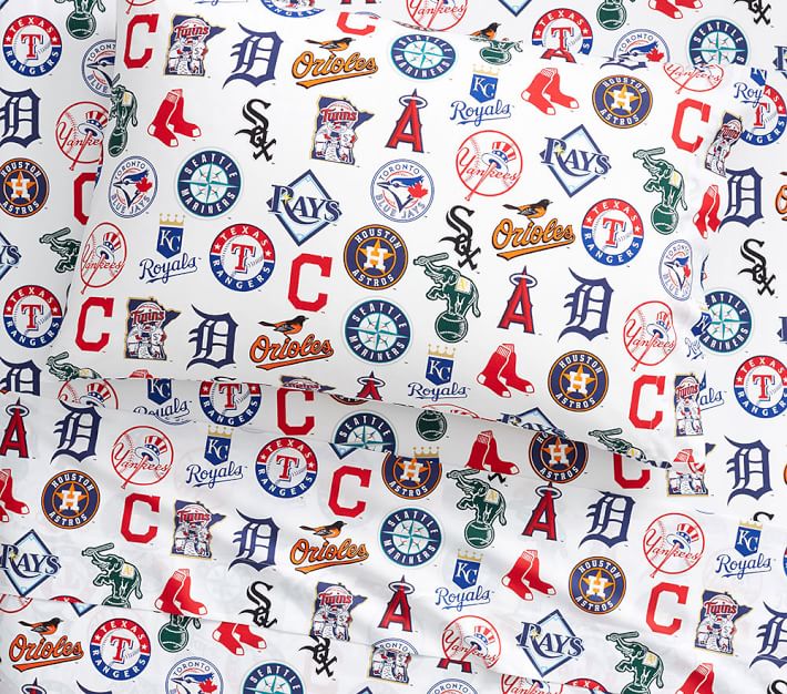 MLB™ American League™ Kids' Sheet Set | Pottery Barn Kids