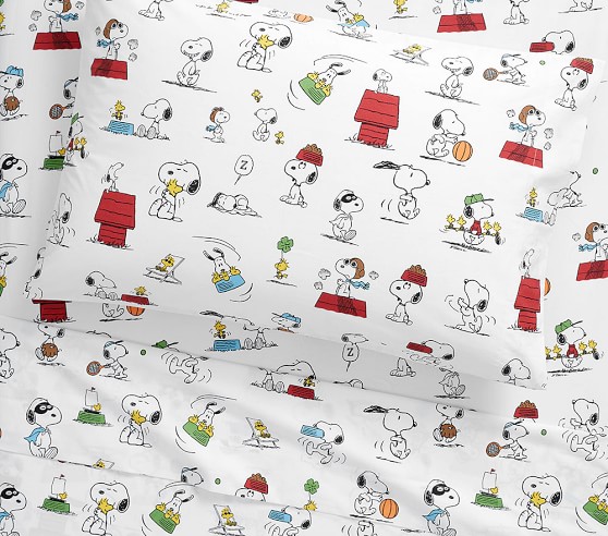 Peanuts® Organic Kids' Sheet Set | Pottery Barn Kids